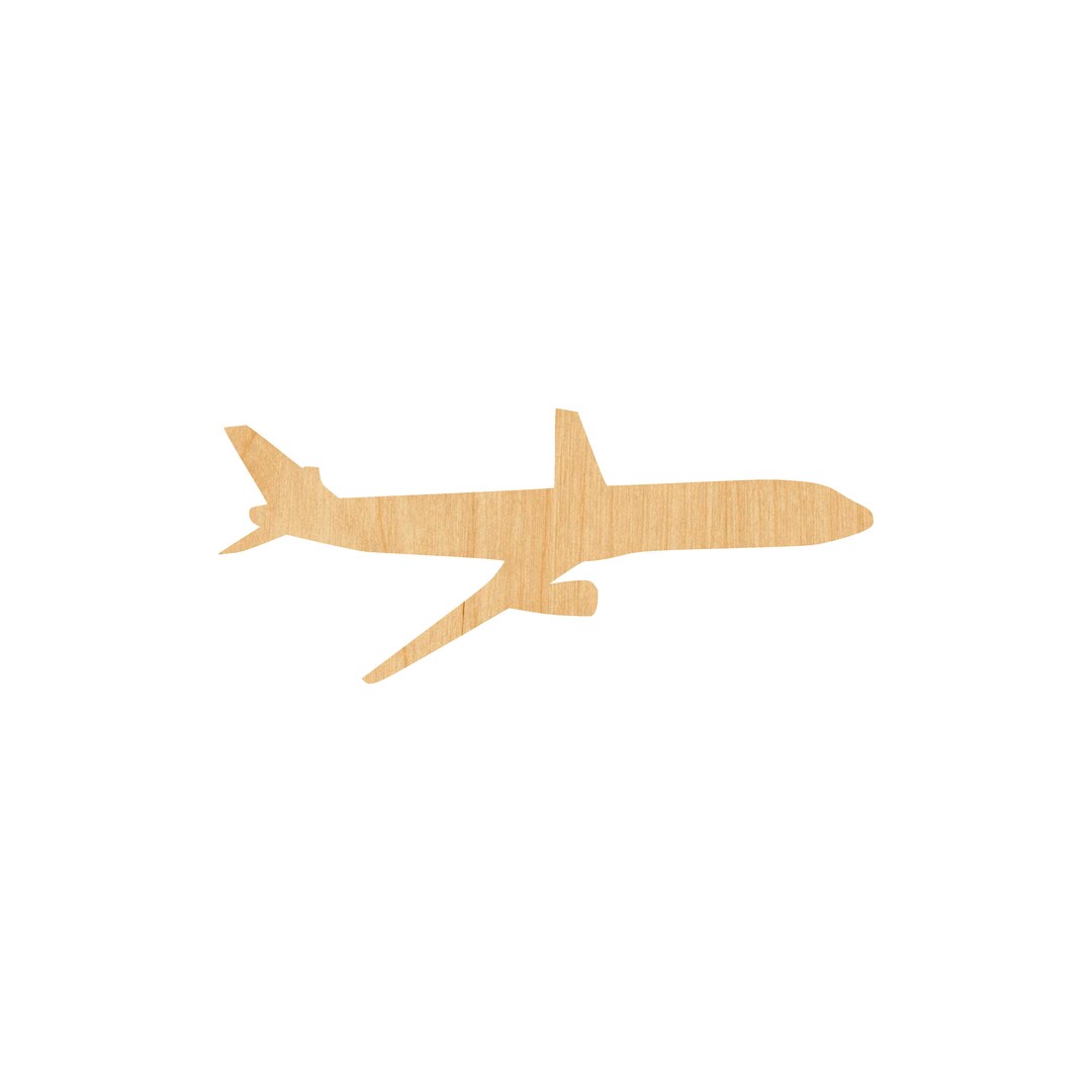 Airplane 1 Laser Cut Out Wood Shape Craft Supply - Woodcraft Cutout - Etsy