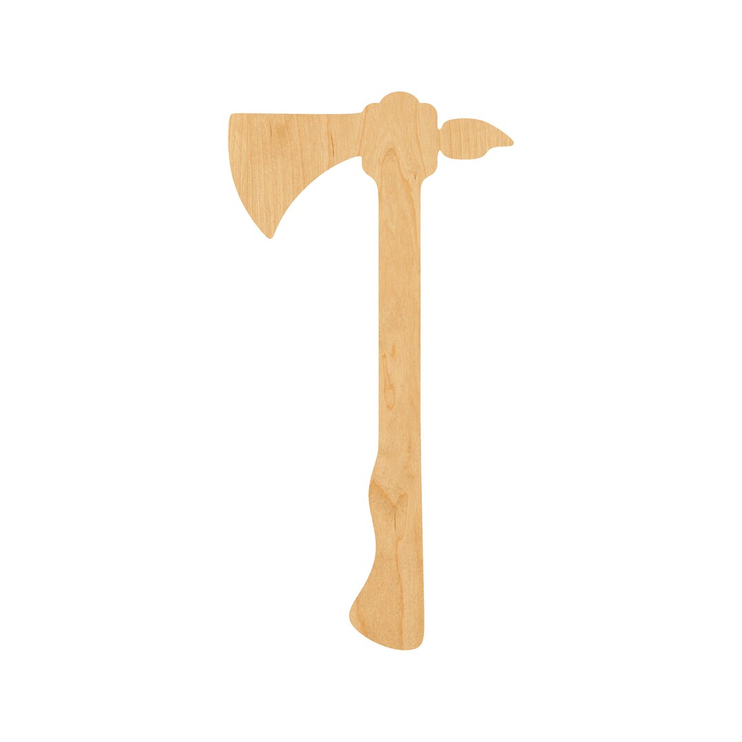 Tomahawk Laser Cut Out Wood Shape Craft Supply - Woodcraft Cutout - Etsy