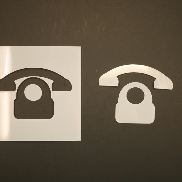 Telephone Stencil - Etsy