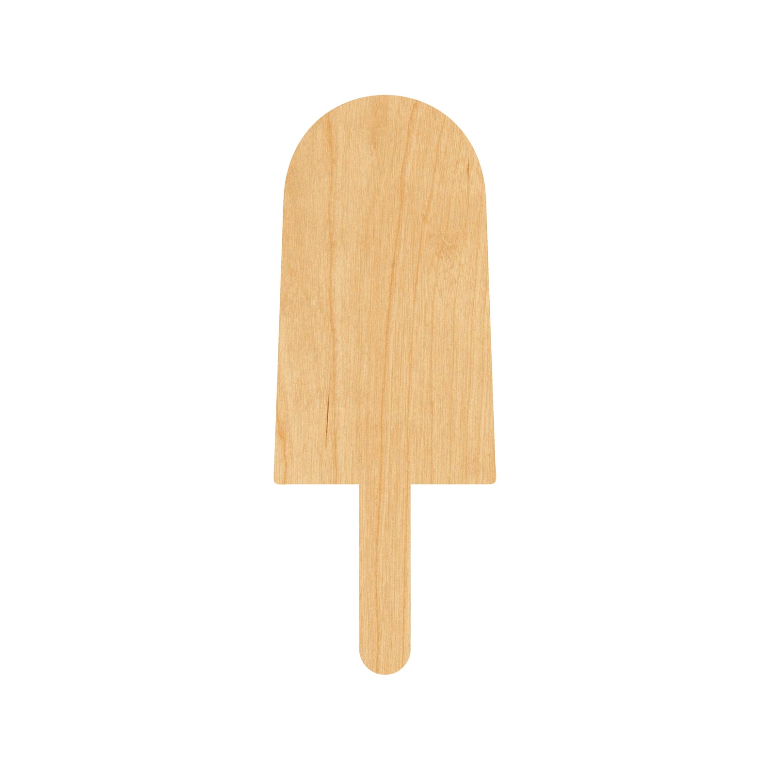 Popsicle Laser Cut Out Wood Shape Craft Supply - Woodcraft Cutout - Etsy