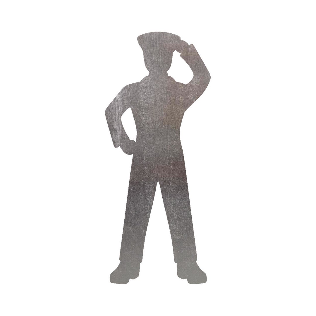 Policeman Steel Cut Out Shape Metal Art Decoration Home Decor Craft ...