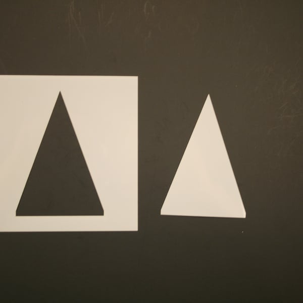 Triangle Stencil - Etsy