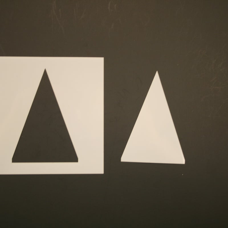 Triangle Stencil - Etsy