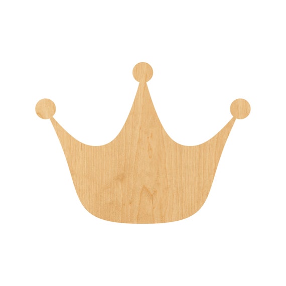 Princess Crown Laser Cut Out Wood Shape Craft Supply - Etsy