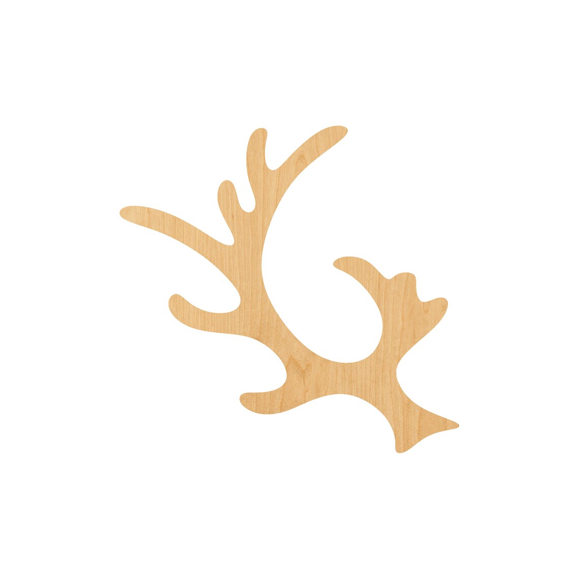 Reindeer Antler Laser Cut Out Wood Shape Craft Supply | Etsy