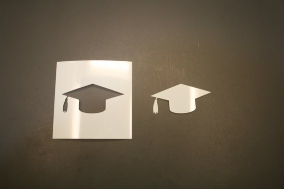 Graduation Cap 2 Reusable Mylar Stencil Art Supplies | Etsy