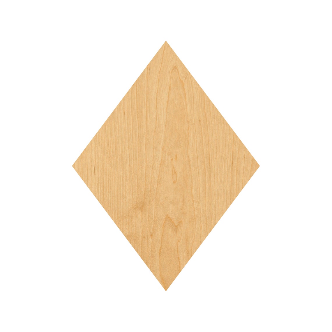 Rhombus Laser Cut Out Wood Shape Craft Supply - Woodcraft Cutout - Etsy
