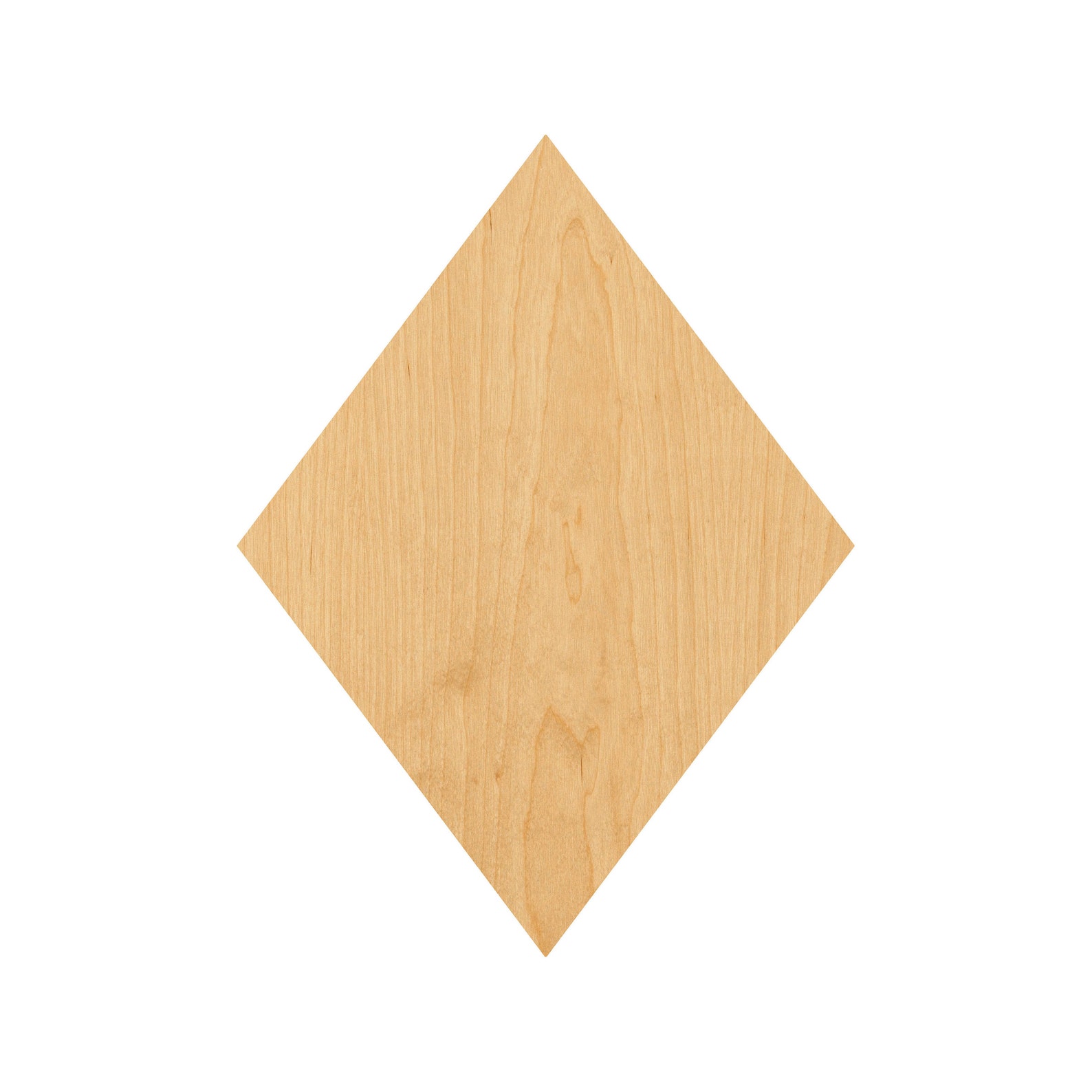 Rhombus Laser Cut Out Wood Shape Craft Supply - Woodcraft Cutout - Etsy