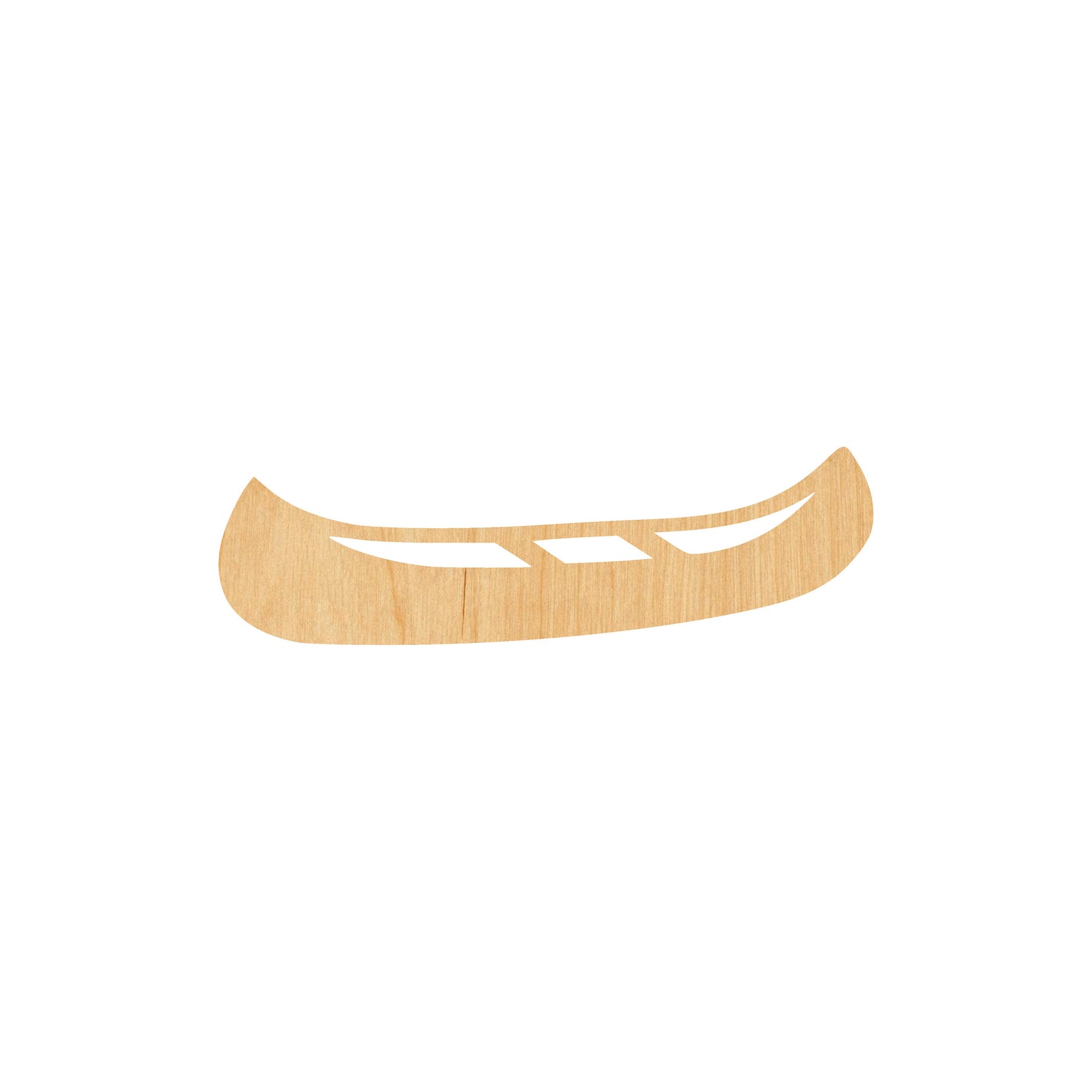Canoe Laser Cut Out Wood Shape Craft Supply - Woodcraft Cutout - Etsy