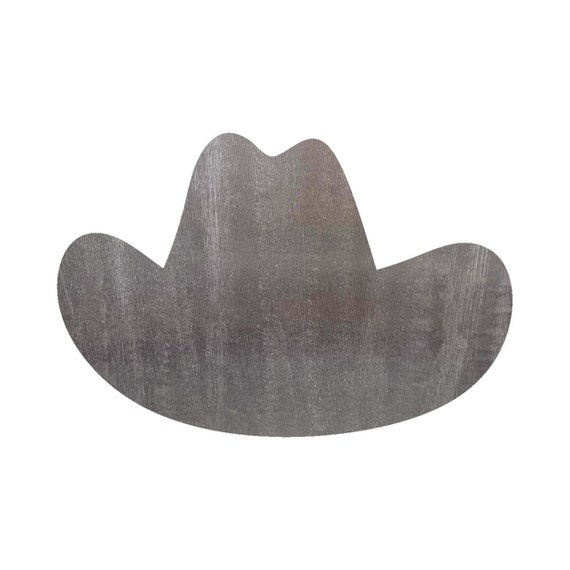 Cowboy Hat Steel Cut Out Shape Metal Art Decoration Home Decor | Etsy