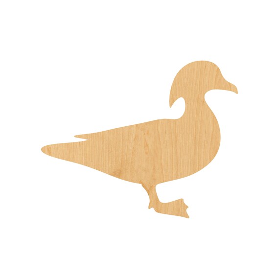 Wood Duck Laser Cut Out Wood Shape Craft Supply Woodcraft | Etsy