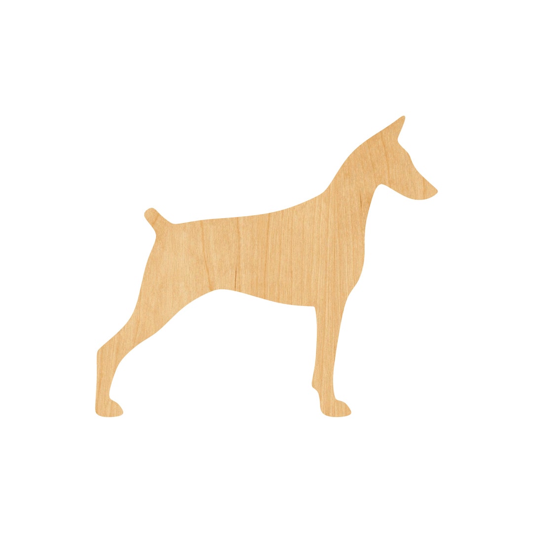 Doberman Laser Cut Out Wood Shape Craft Supply – Woodcraft Cutout - Etsy