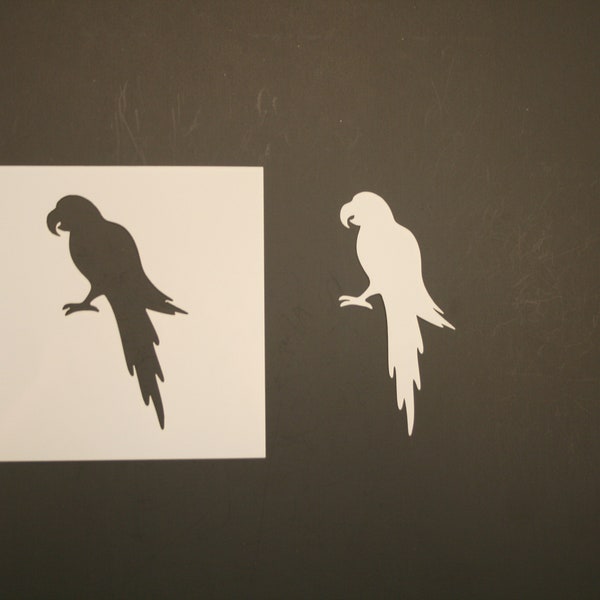 Parrot Stencil - Etsy