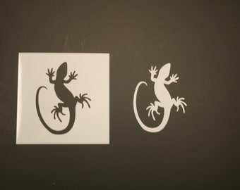 Gecko Stencil Gecko Stencil Lizard Stencil Gecko Stencils - Etsy