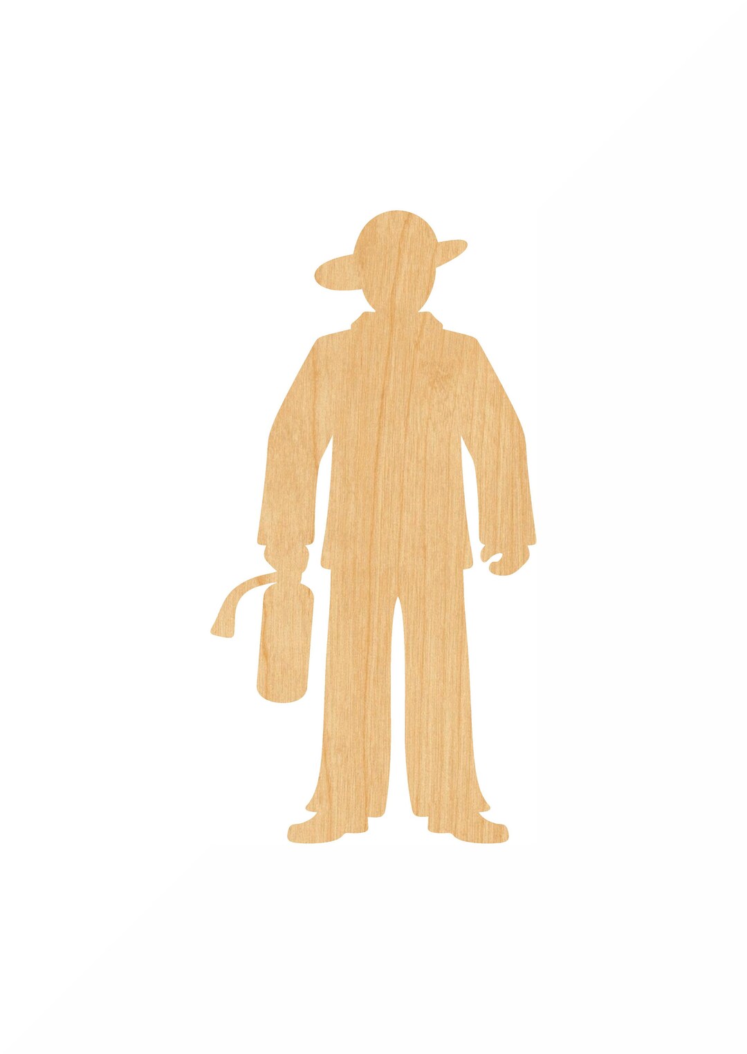 Fireman Laser Cut Out Wood Shape Craft Supply - Woodcraft Cutout - Etsy