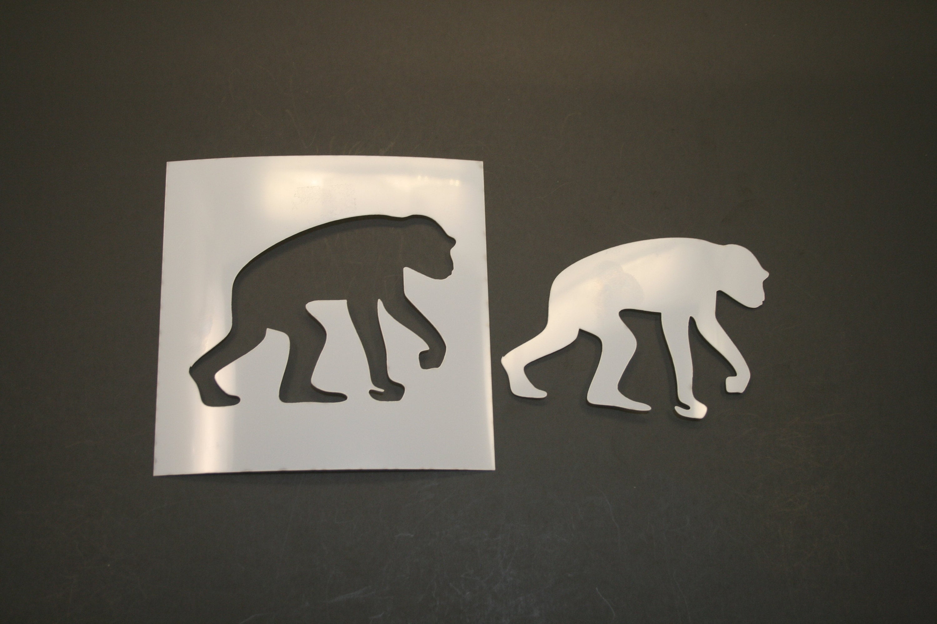 Chimpanzee Reusable Mylar Stencil Art Supplies - Etsy