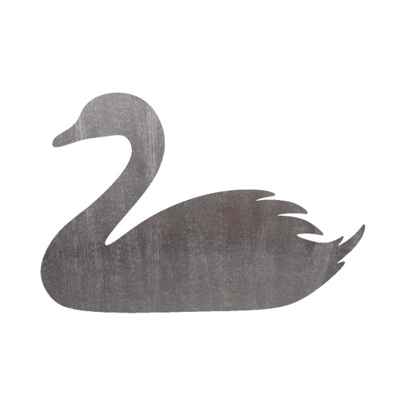 Swan Steel Cut Out Shape Metal Art Decoration Home Decor Craft | Etsy