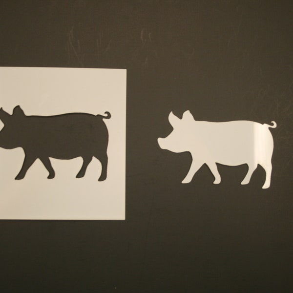 Pig Stencil - Etsy