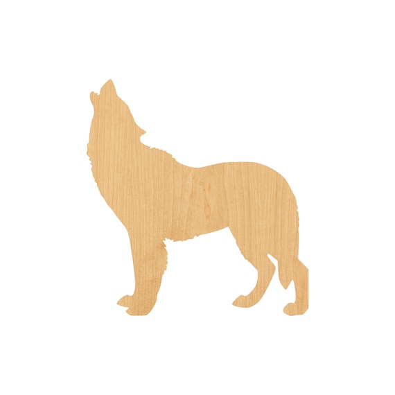 Wolf 5 Laser Cut Out Wood Shape Craft Supply Woodcraft - Etsy