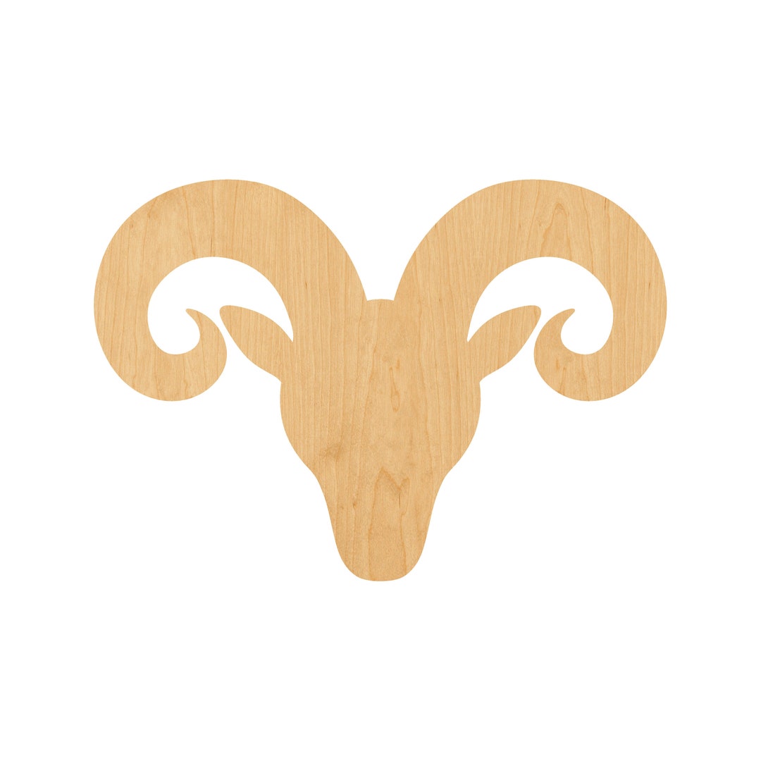 Ram Head Laser Cut Out Wood Shape Craft Supply – Woodcraft Cutout - Etsy