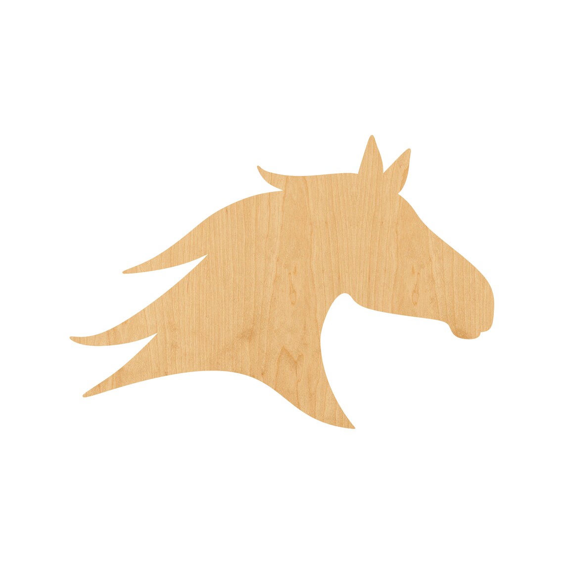 Horse Head Laser Cut Out Wood Shape Craft Supply Woodcraft | Etsy