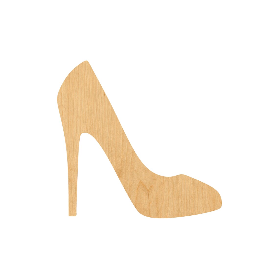 High Heel Laser Cut Out Wood Shape Craft Supply - Woodcraft Cutout - Etsy
