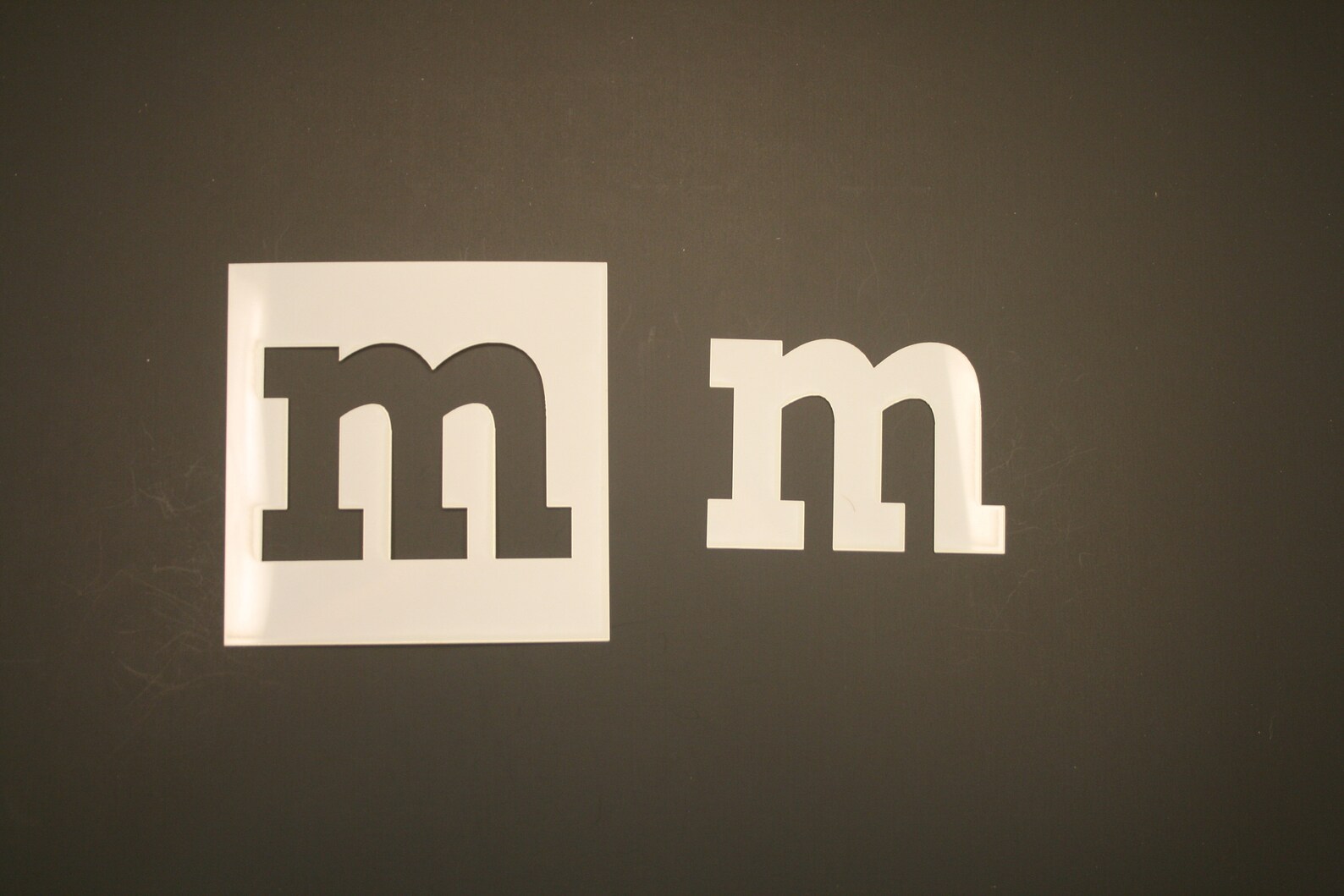 Lower Case Letter M Reusable Mylar Stencil - Art Supplies - Etsy
