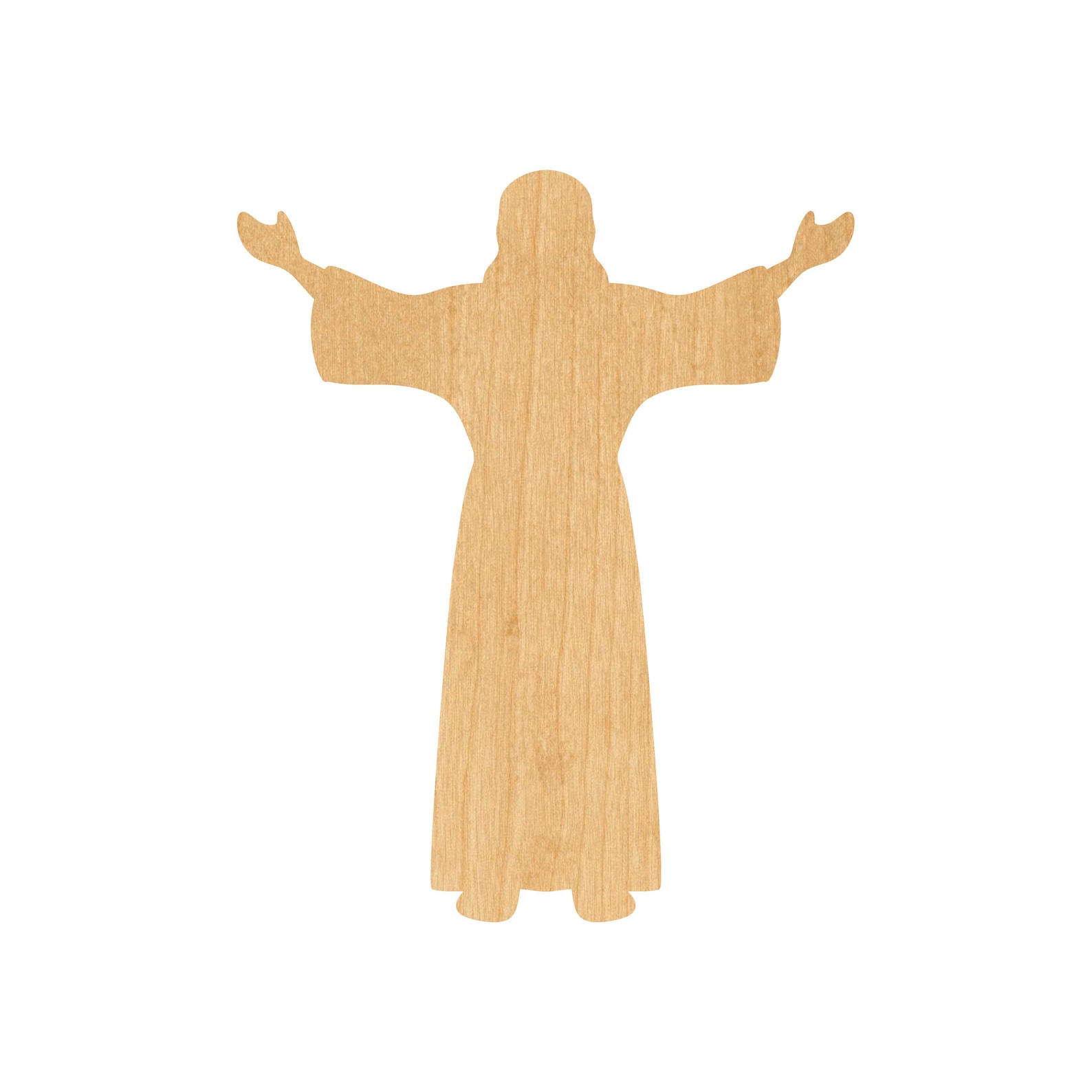 Jesus Laser Cut Out Wood Shape Craft Supply Woodcraft Cutout | Etsy