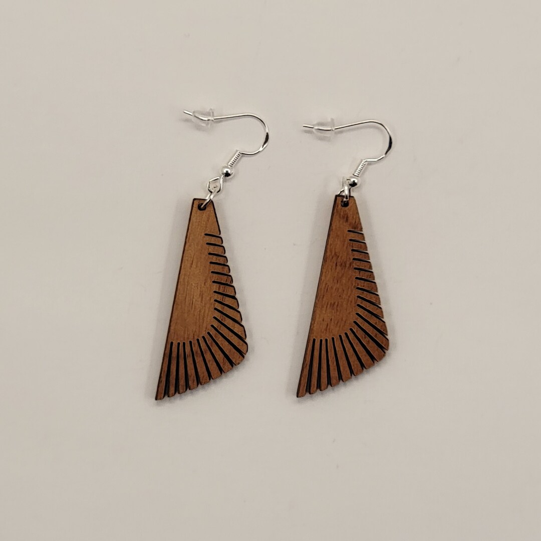 Natural Design 12 | Wood Earrings | Natural Earrings | Boho Earrings ...