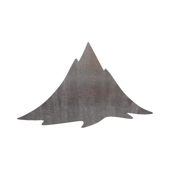 Mountain Steel Cut Out Shape Metal Art Decoration Home Decor | Etsy