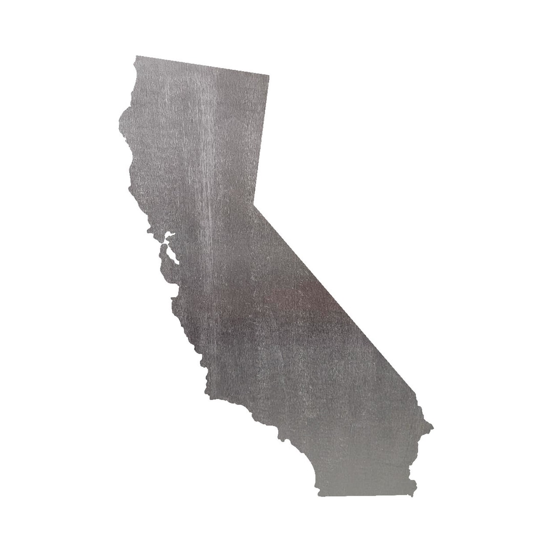 California Steel Cut Out Shape Metal Art Decoration Home Decor Craft ...