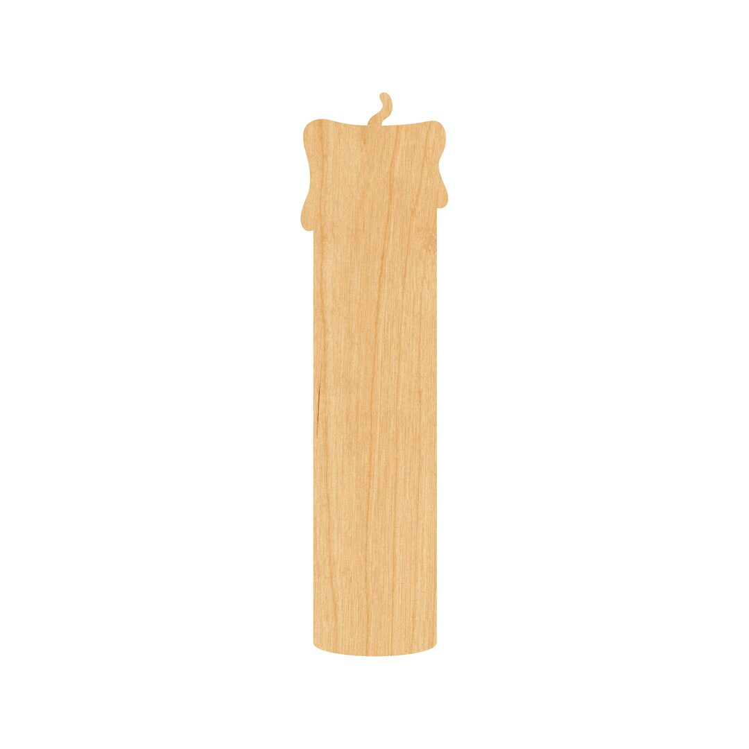 Candle Laser Cut Out Wood Shape Craft Supply - Woodcraft Cutout - Etsy