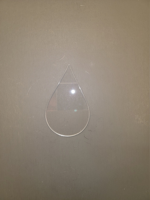 Rain Drop Tear Drop Clear Acrylic Plexiglass Shapes Multiple - Etsy