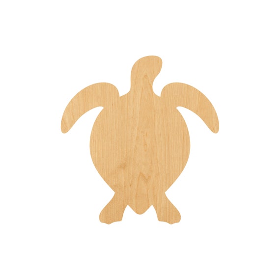 Sea Turtle Laser Cut Out Wood Shape Craft Supply Woodcraft | Etsy