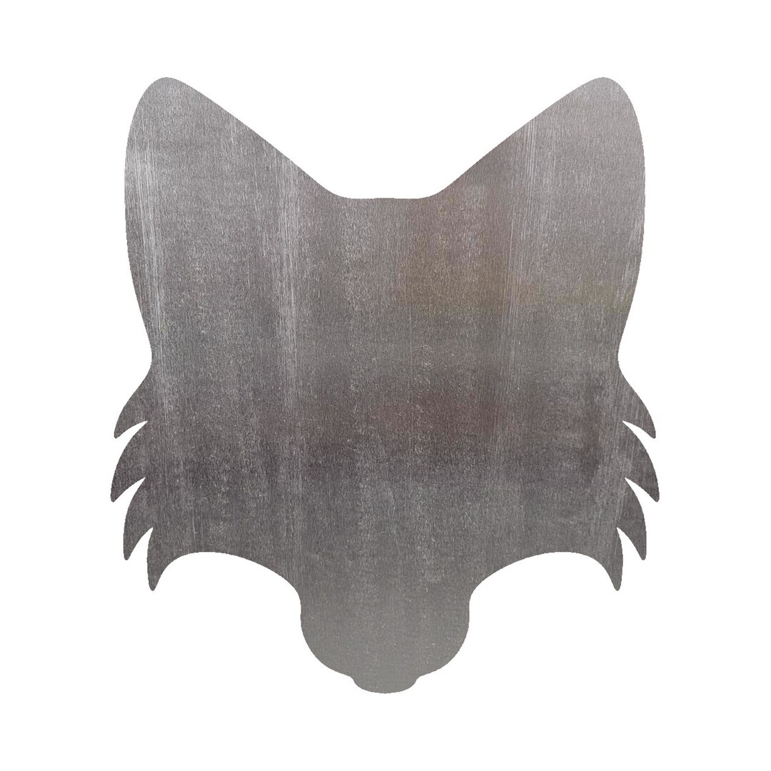 Fox Head Steel Cut Out Shape Metal Art Decoration Home Decor Craft ...