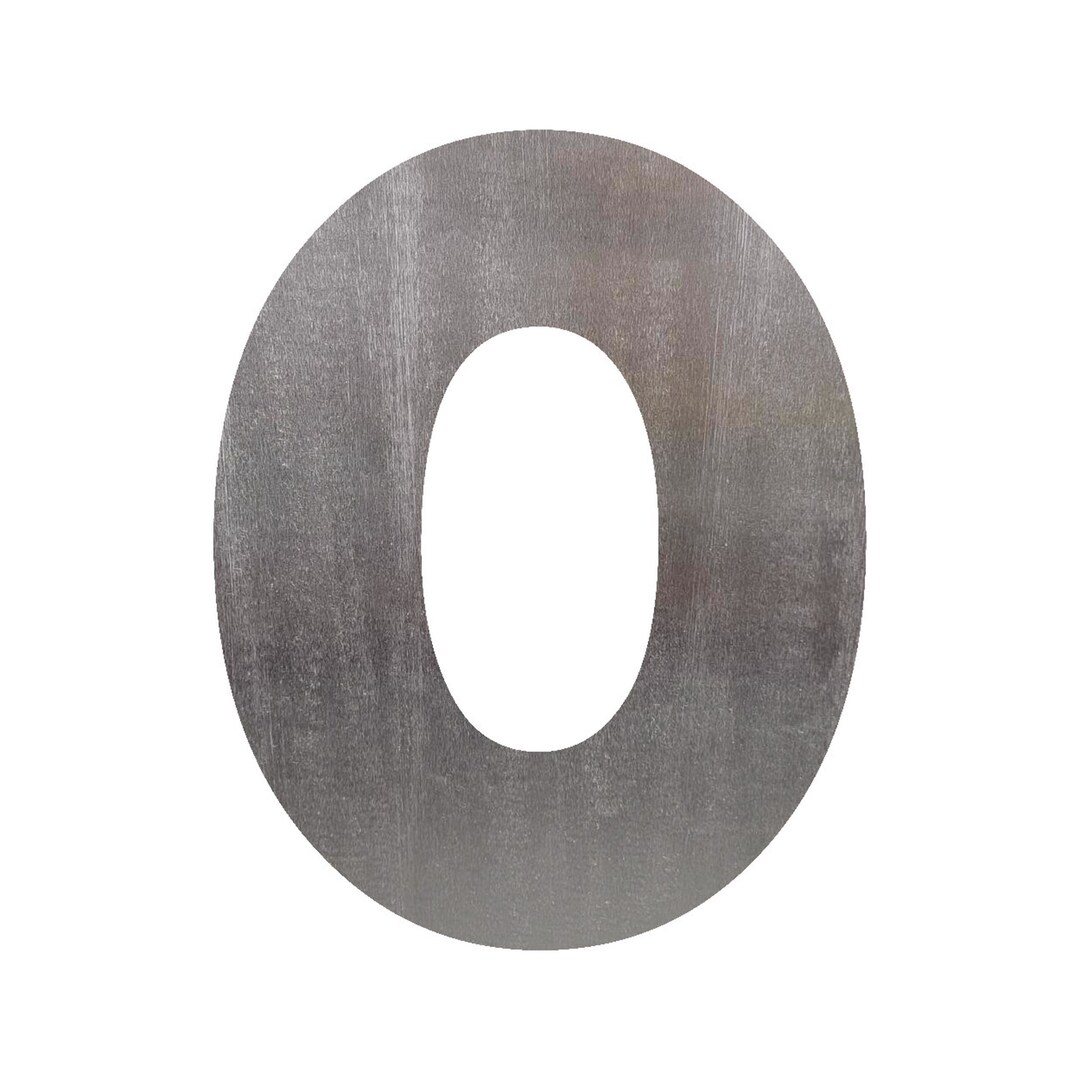 Lowercase Letter O Steel Cut Out Shape Metal Art Decoration Home Decor ...