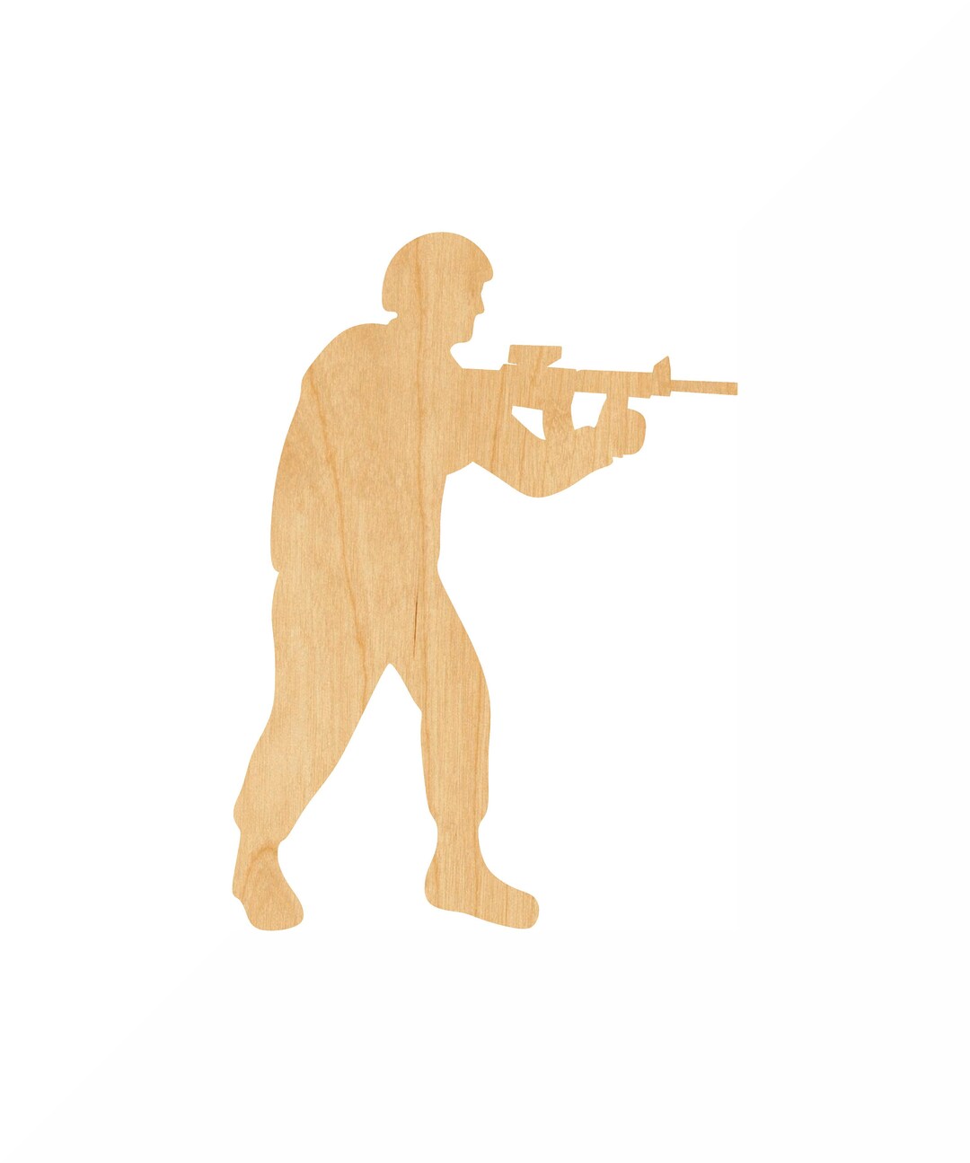 Soldier Laser Cut Out Wood Shape Craft Supply - Woodcraft Cutout - Etsy