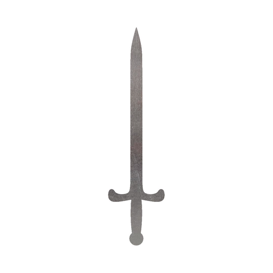 Sword Steel Cut Out Shape Metal Art Decoration Home Decor Craft Supply ...