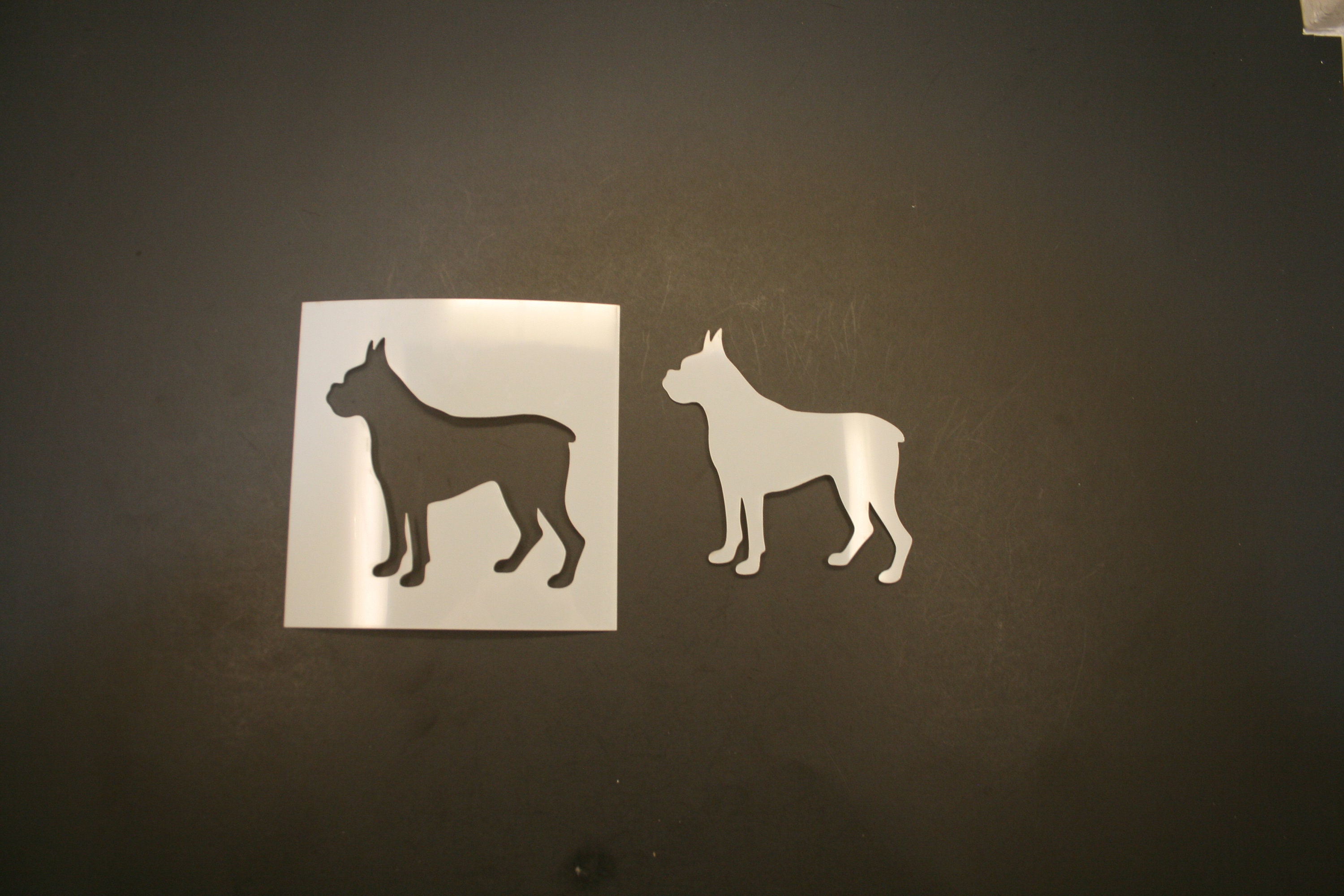 Boxer Dog Reusable Mylar Stencil Art Supplies | Etsy