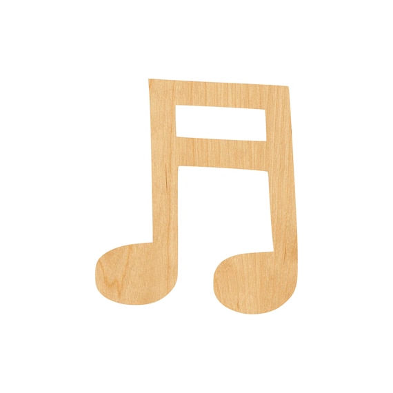 Music Note 3 Laser Cut Out Wood Shape Craft Supply Woodcraft - Etsy