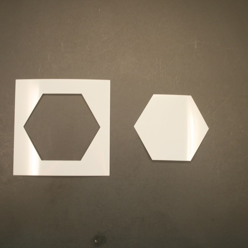Hexagon Stencil - Etsy