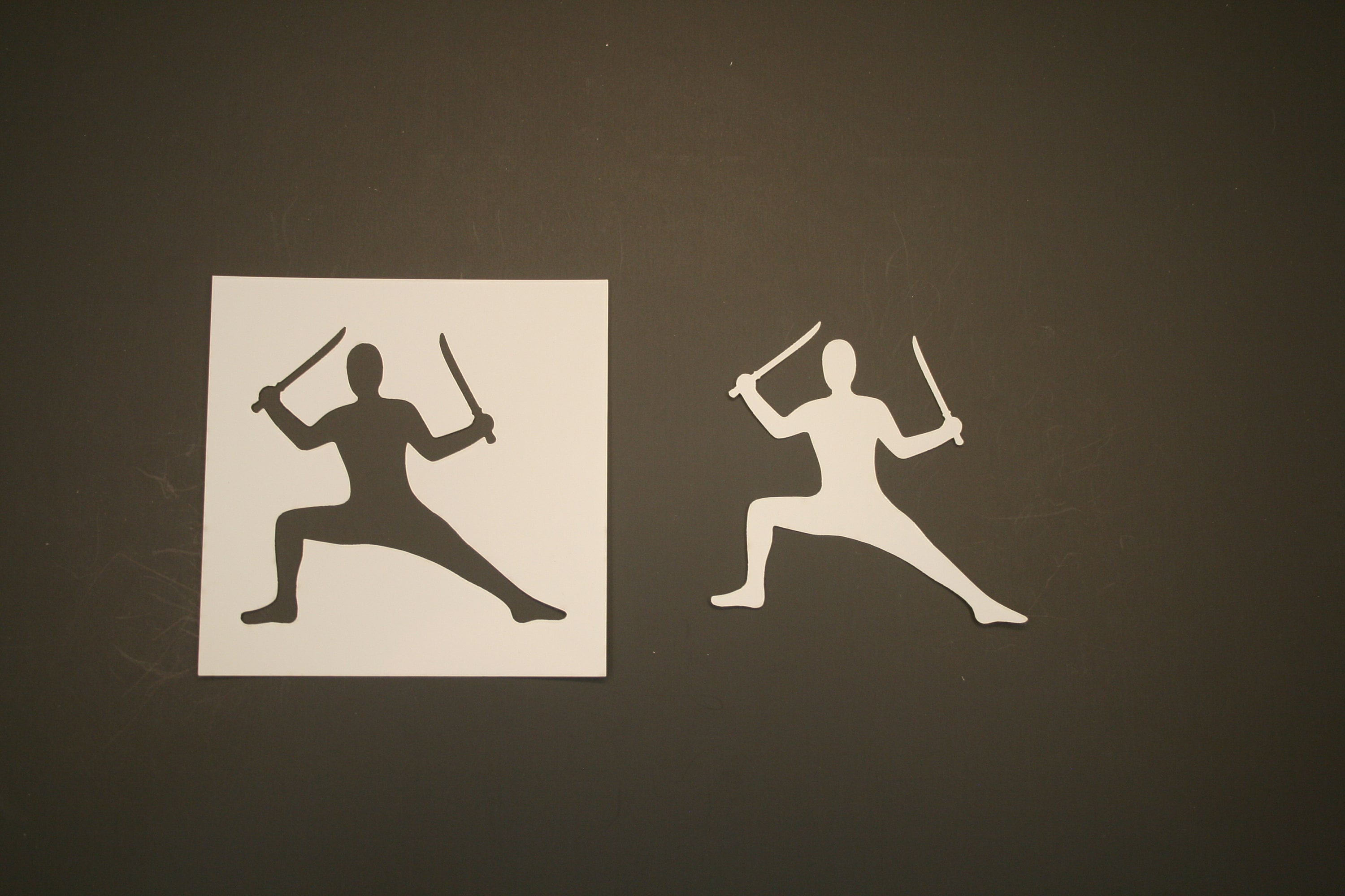 Ninja Reusable Mylar Stencil Art Supplies - Etsy