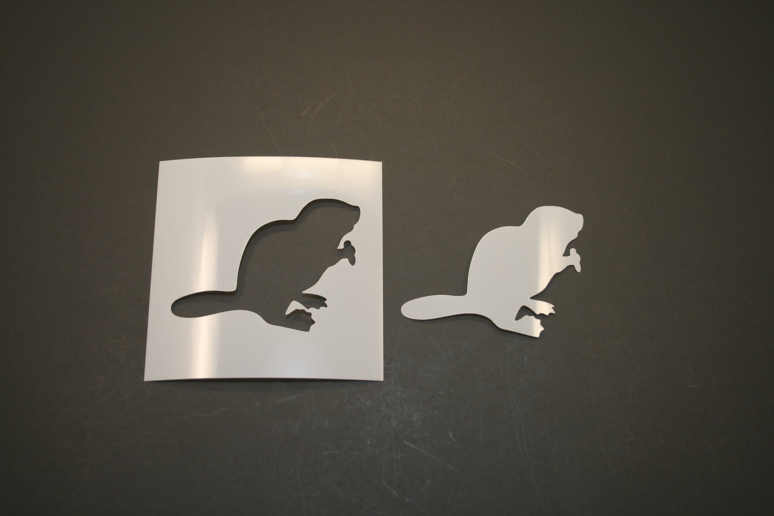 Beaver Reusable Mylar Stencil - Art Supplies - Etsy