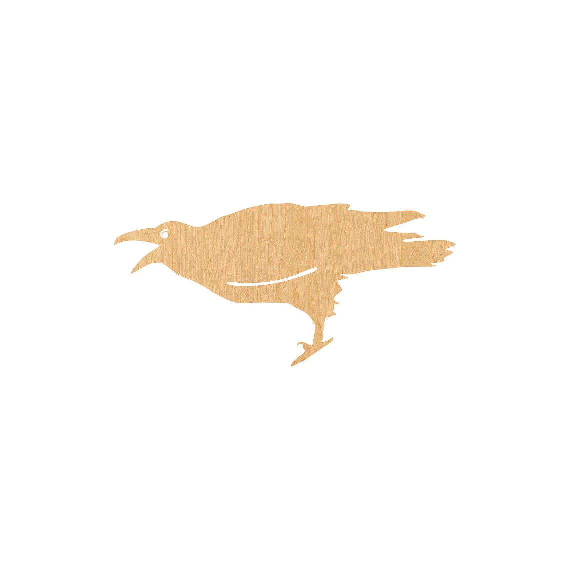 Raven 1 Laser Cut Out Wood Shape Craft Supply Woodcraft | Etsy