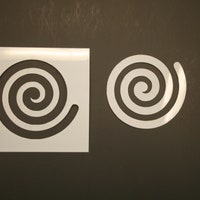 AALL, Stencil 6", Flourish Stencil, Swirls Stencil, Bloopy Galoopy ...