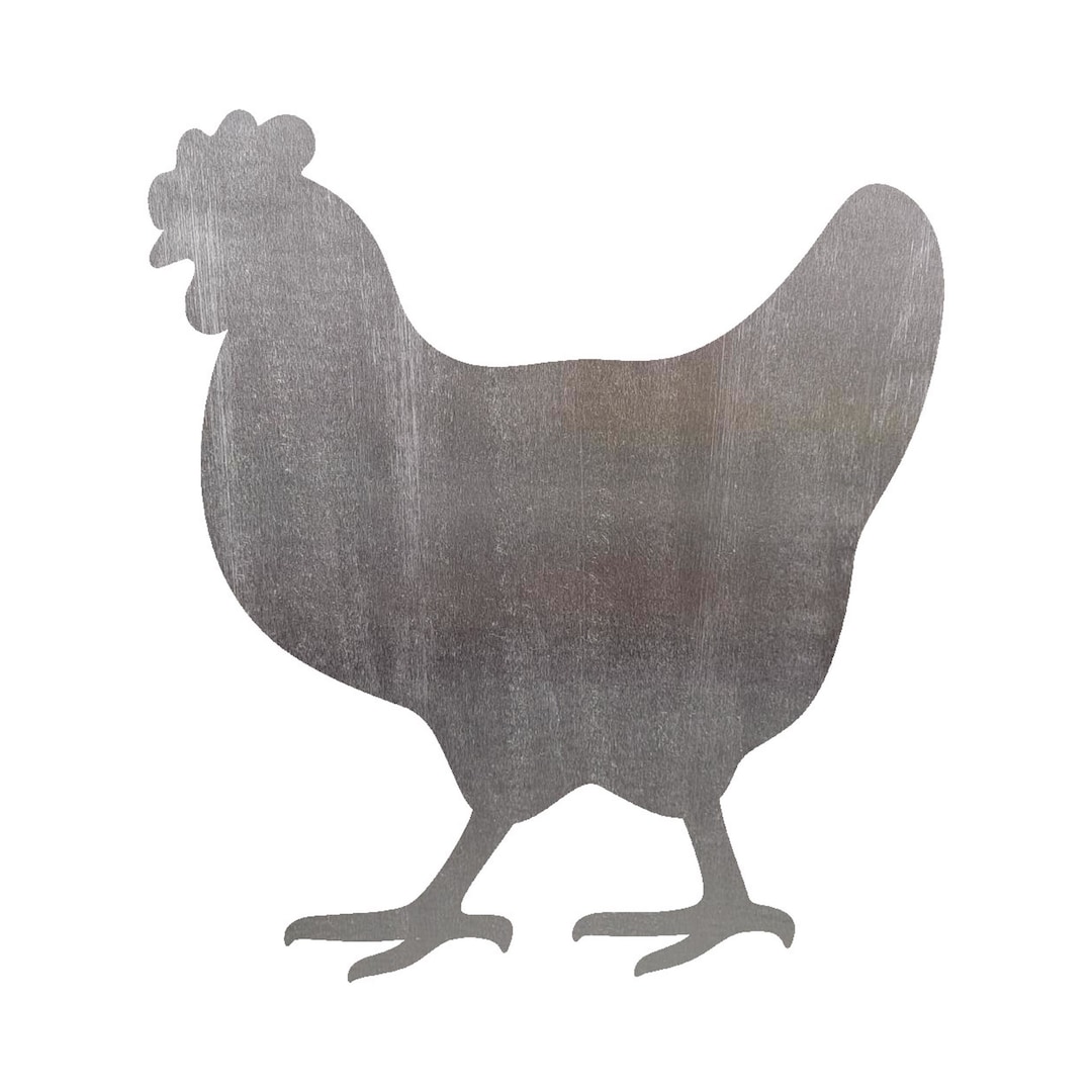 Hen 1 Steel Cut Out Shape Metal Art Decoration Home Decor Craft Supply ...