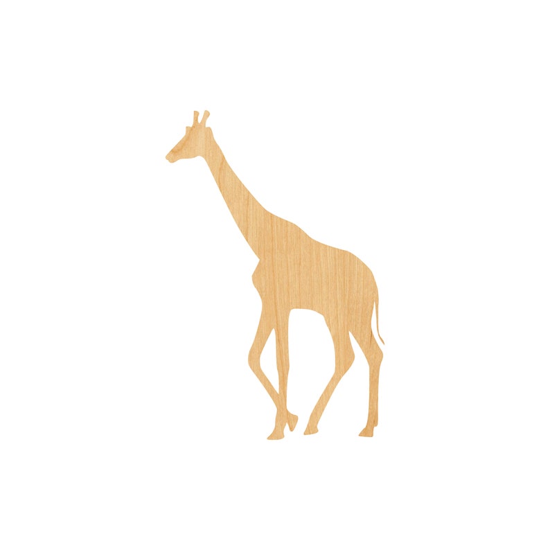 Giraffe 2 Laser Cut Out Wood Shape Craft Supply Woodcraft - Etsy