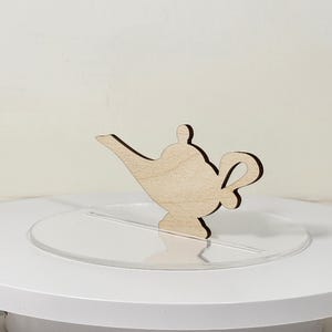 Genie Lamp Laser Cut Out Wood Shape Craft Supply - Woodcraft Cutout - Etsy