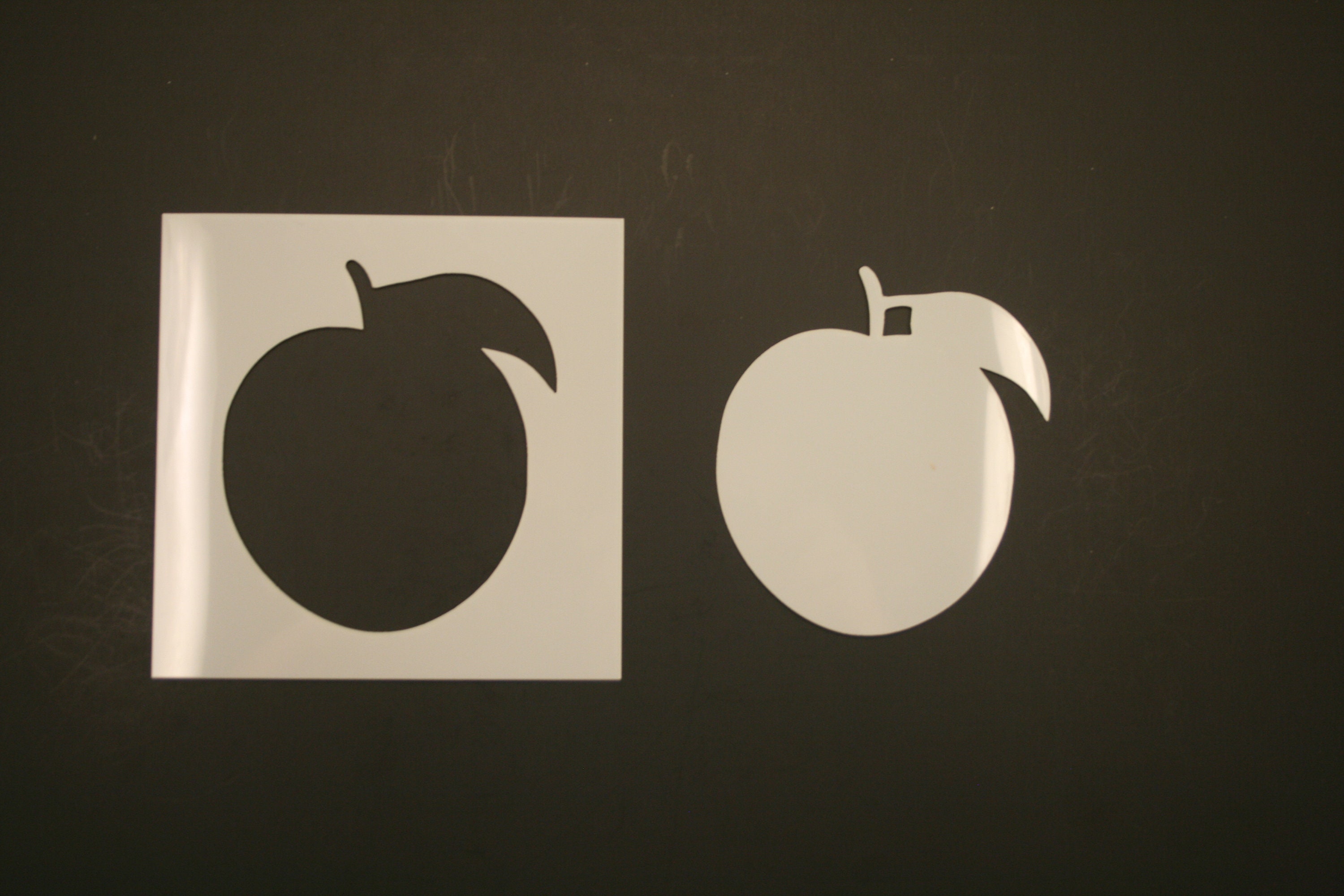 Peach 1 Reusable Mylar Stencil Art Supplies | Etsy