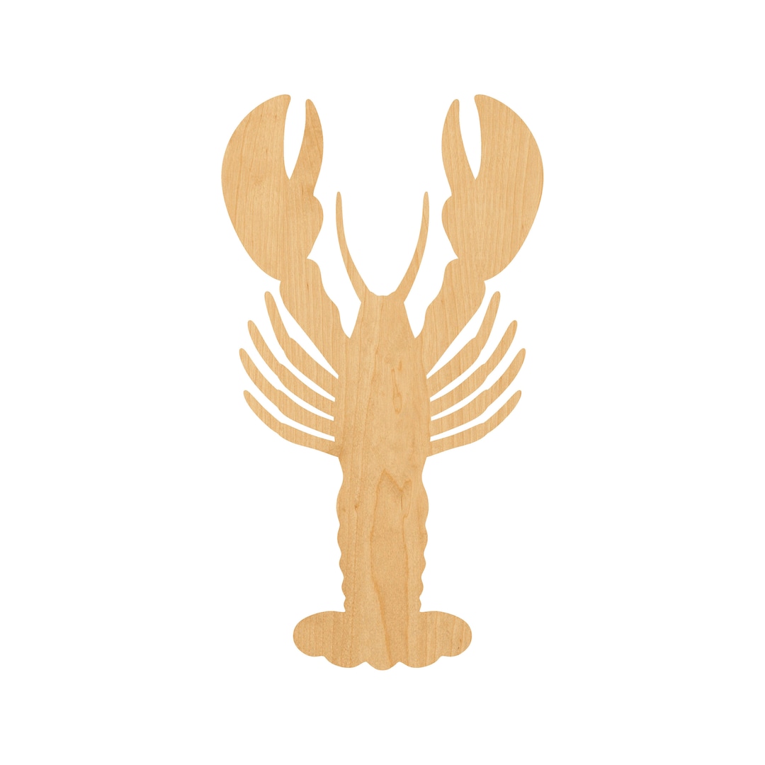 Lobster Laser Cut Out Wood Shape Craft Supply – Woodcraft Cutout - Etsy